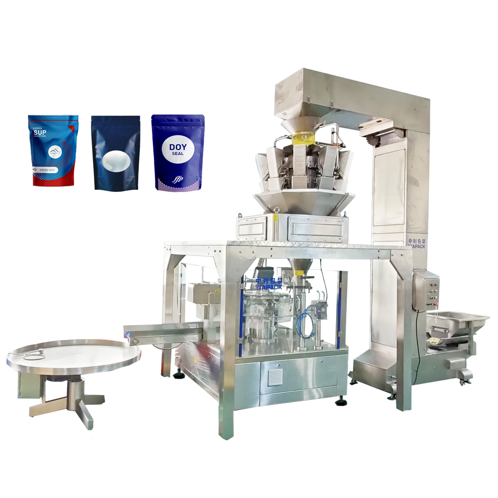 Automatic pre-made bag otameal weighing filling packaging machine - IAPACK